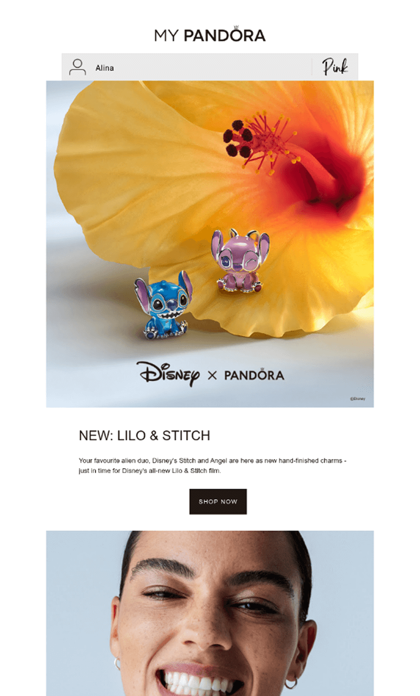 Email Review: Pandora vs. BaubleBar — Stripo.email