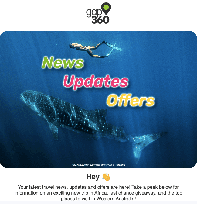Email Marketing For The Travel And Tourism Industry Stripo email