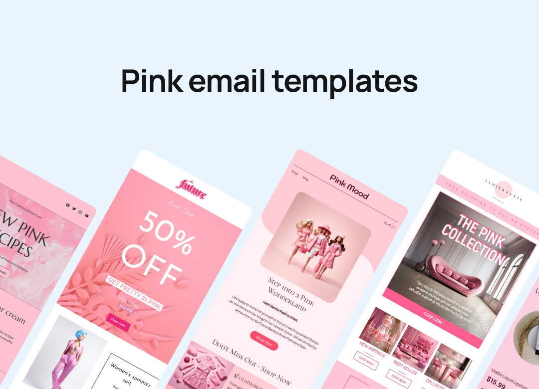 31 Pink Email Templates 📭 Free Pink Html Email Template — Stripo Email ️